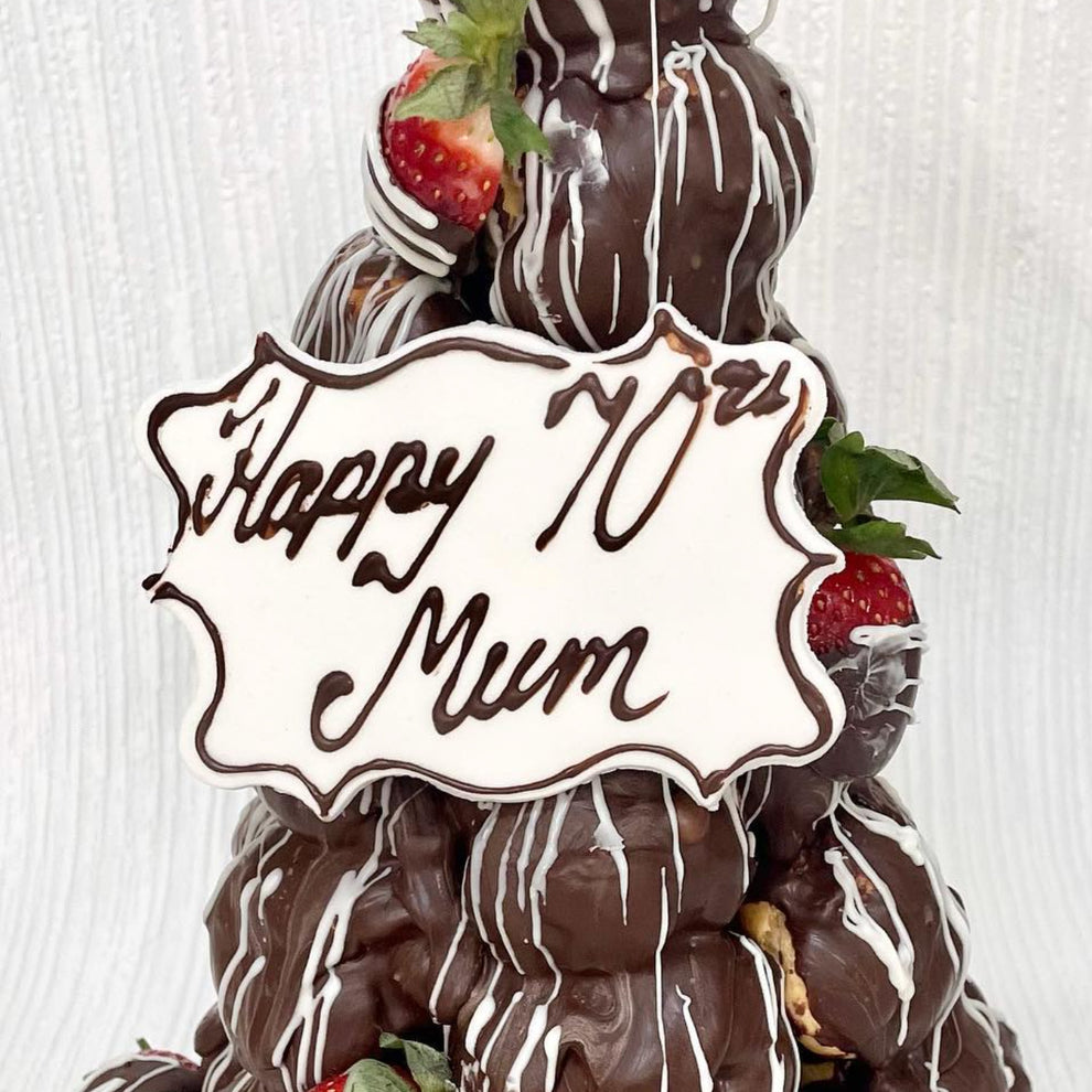 Plaque with your custom message – Tonitto Cakes